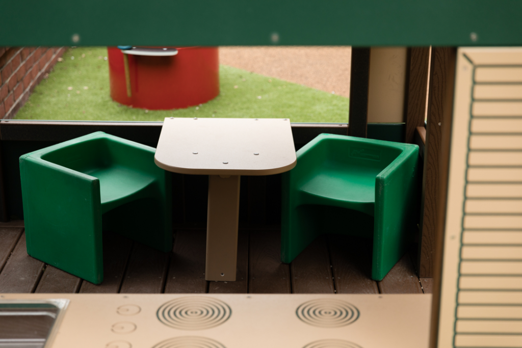 Tot Table and Chairs - Playhouse Add-On - Korkat
