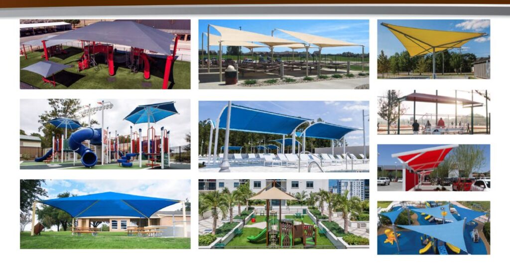 South Carolina Commercial Shade Tents - Playground Shade Covers