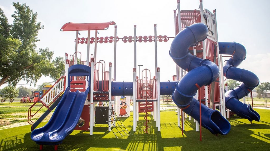 Baseball Playground - Baseball Field Themed Playground For Sale