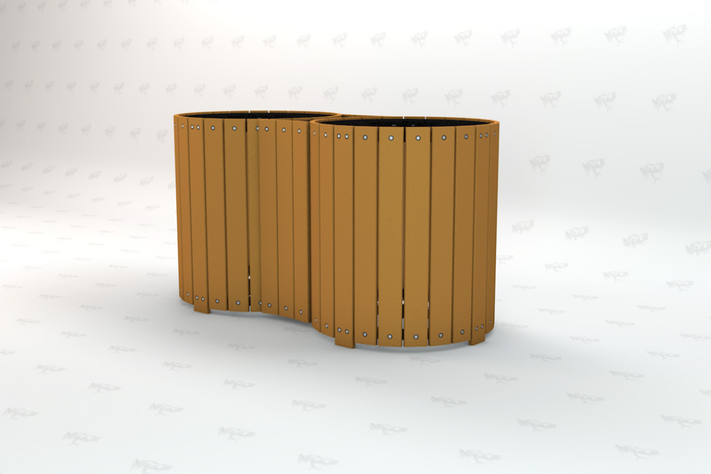 Round Multi-Can Recycling Centers - Korkat