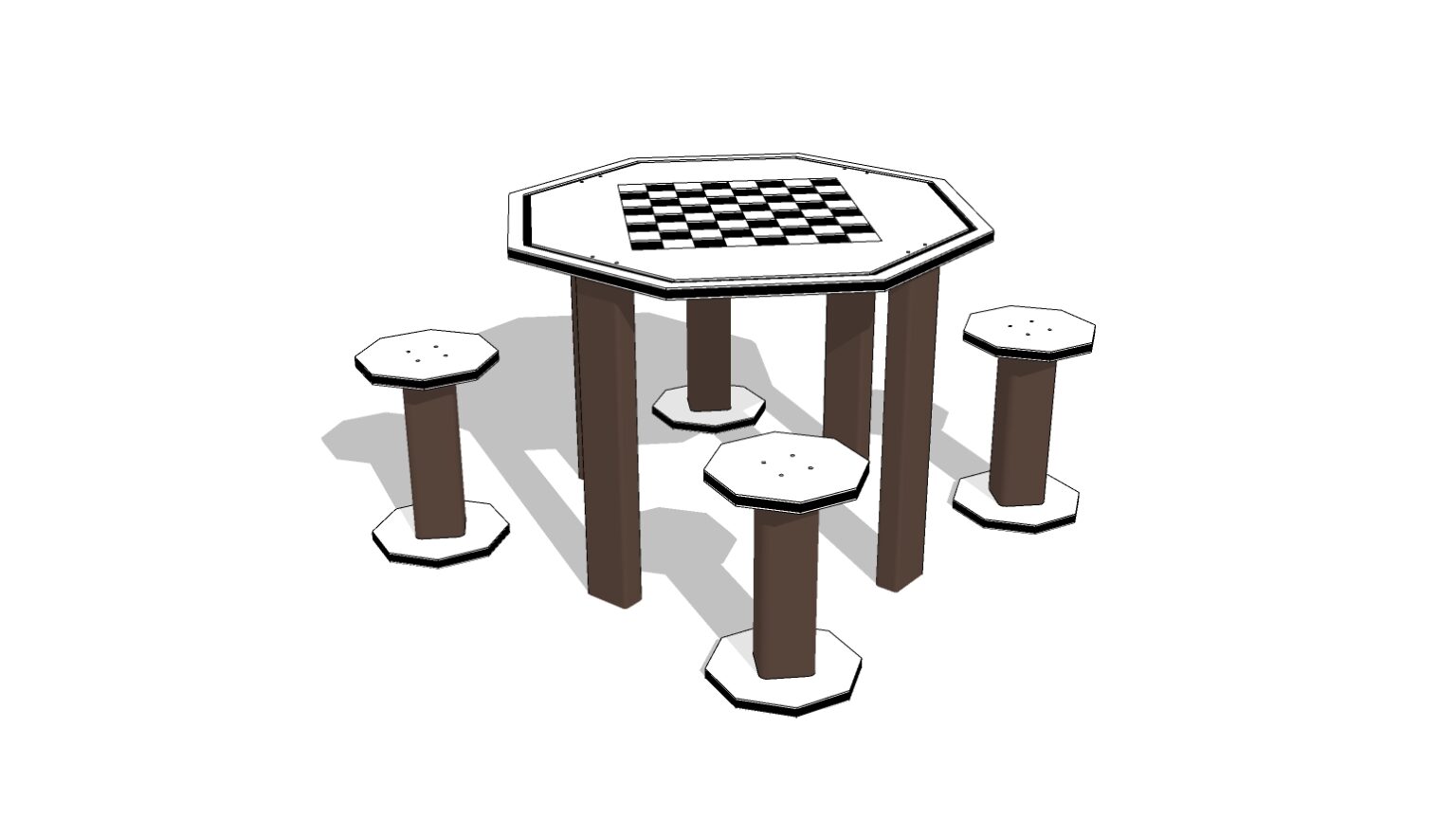 Octagon Game Table - Korkat