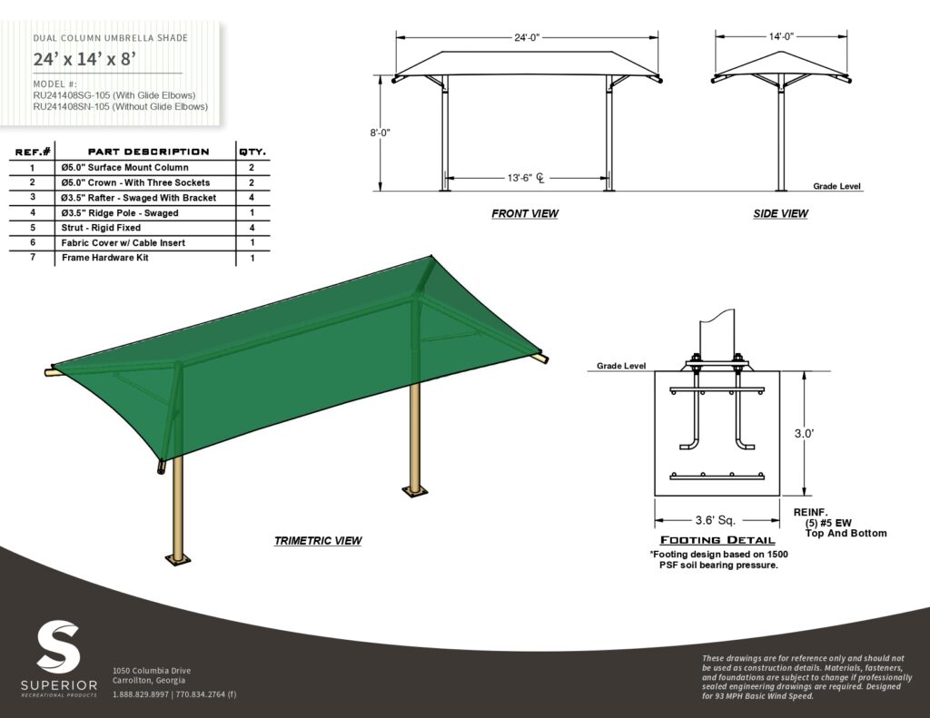 Dual Column Umbrella - Korkat