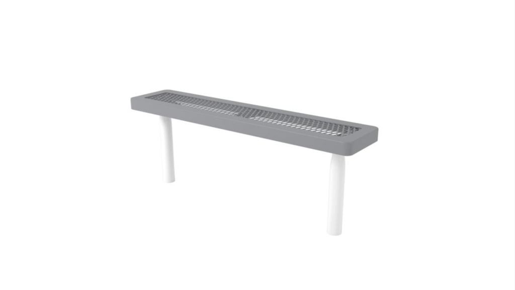 Regal Bench without Back In-Ground Mount - Korkat