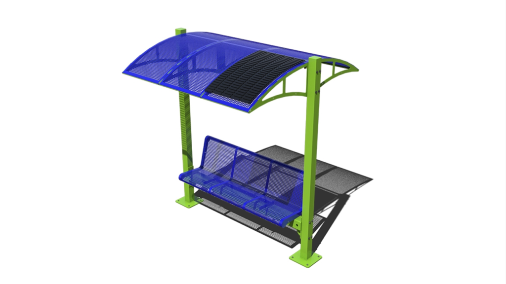 Shaded Solar Bench SOLARBENCHSHADE - Korkat