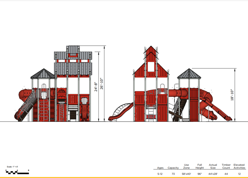 Red Barn Playground - Farm Themed Play Equipment