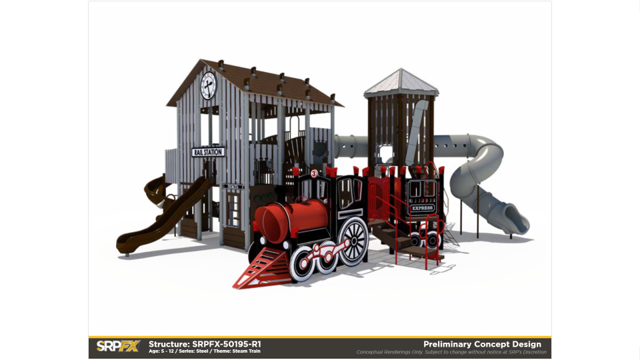 Train Playground Equipment - Themed Play Structures