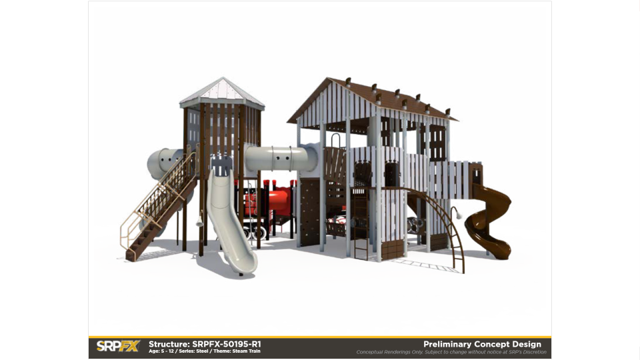 Train Playground Equipment - Themed Play Structures