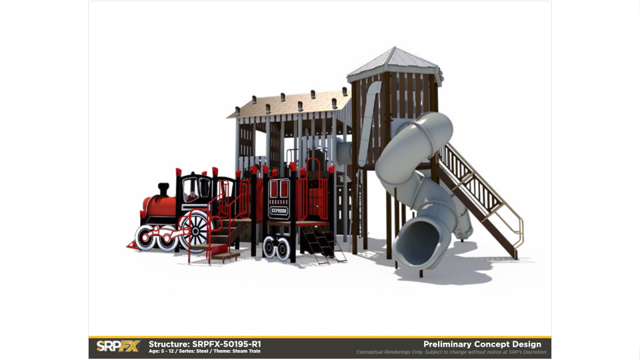 Train Playground Equipment - Themed Play Structures