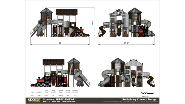 Train Playground Equipment - Themed Play Structures
