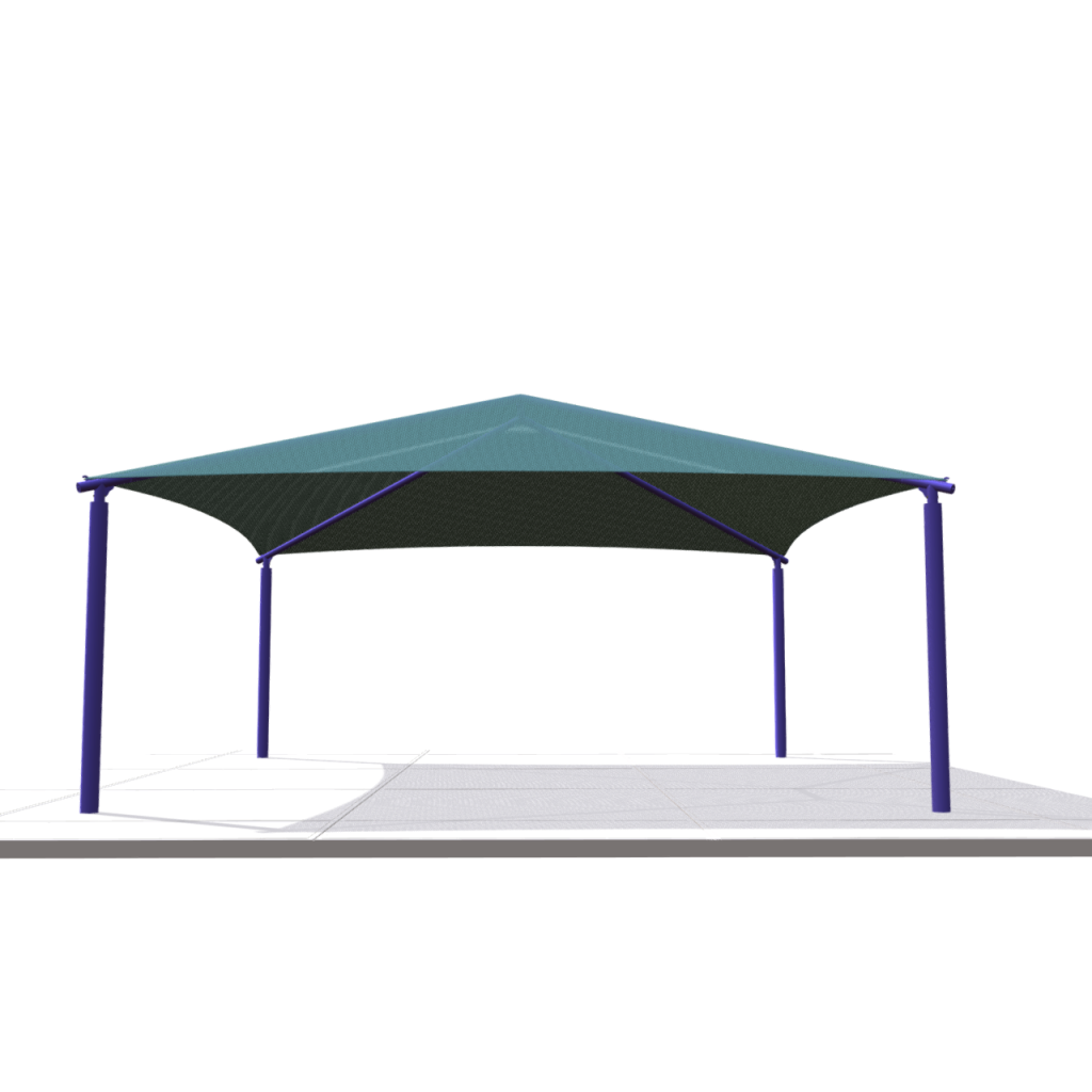 Square Hip Shade 10' Eave Height - Korkat