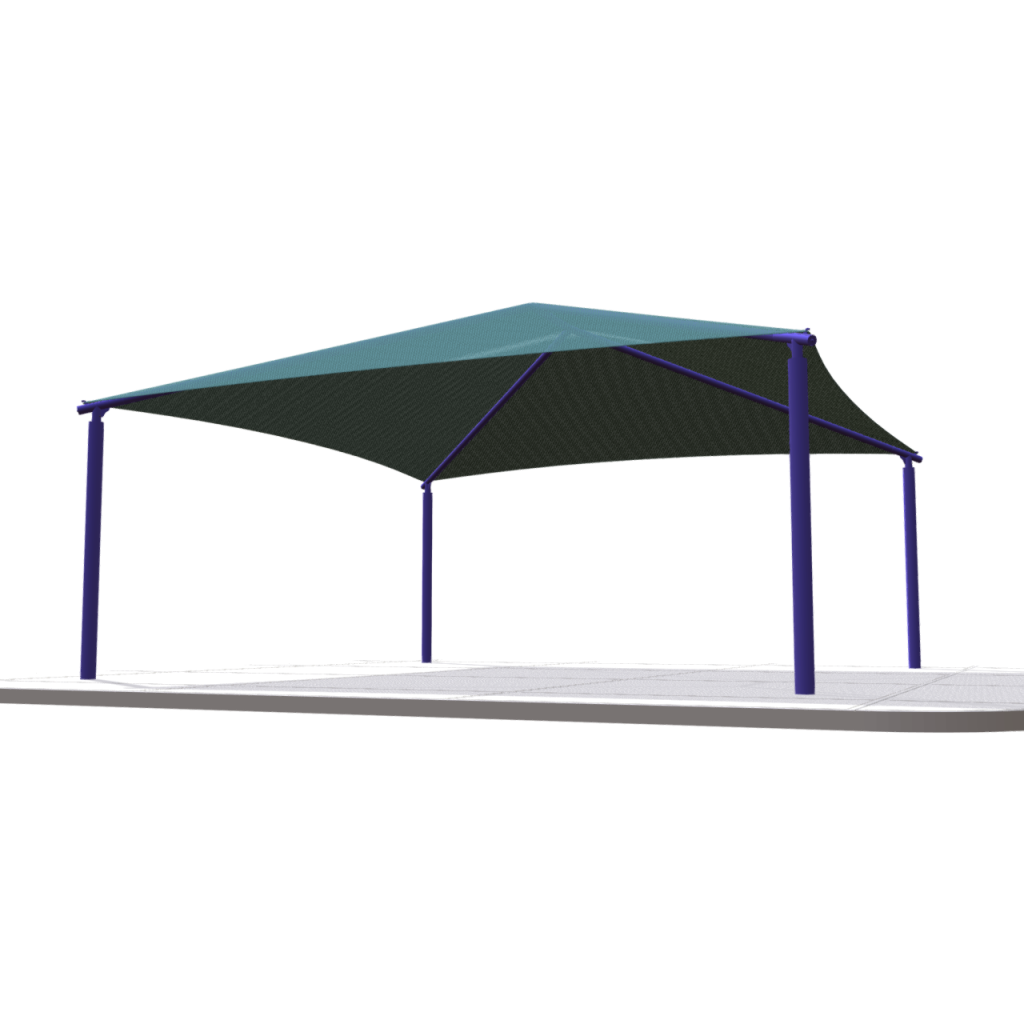 Square Hip Shade 10' Eave Height - Korkat