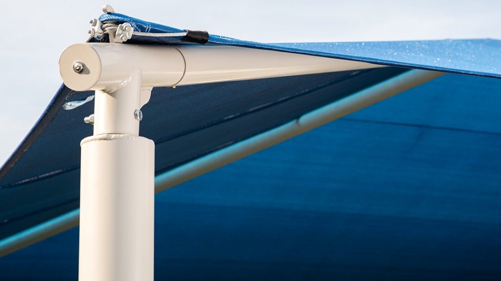 Square Hip Shade 10' Eave Height - Korkat