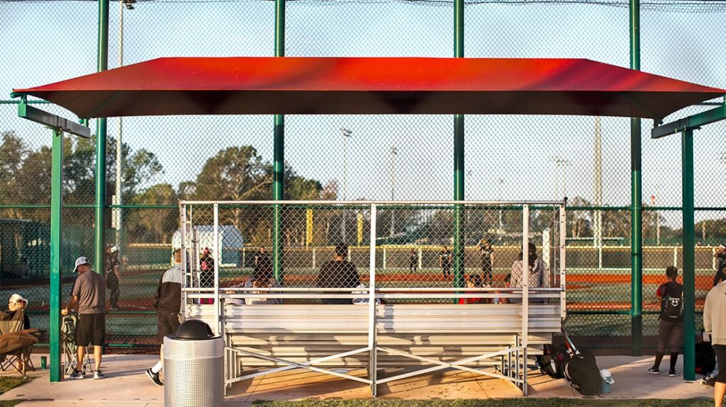 Bleacher Shade Structure/Cover - 4 Row | KORKAT