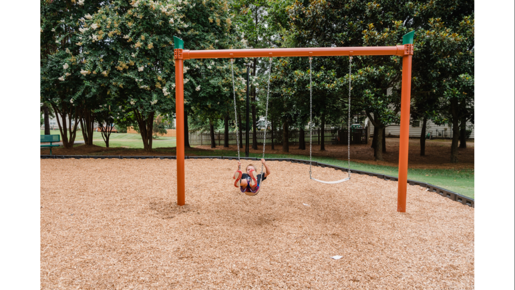 1-Bay Single Post Swing Frame - TFR0622XX - KORKAT